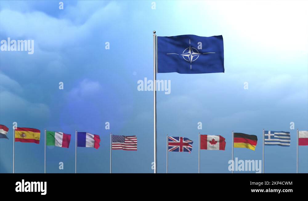 Nato and usa flags Stock Videos & Footage - HD and 4K Video Clips - Alamy