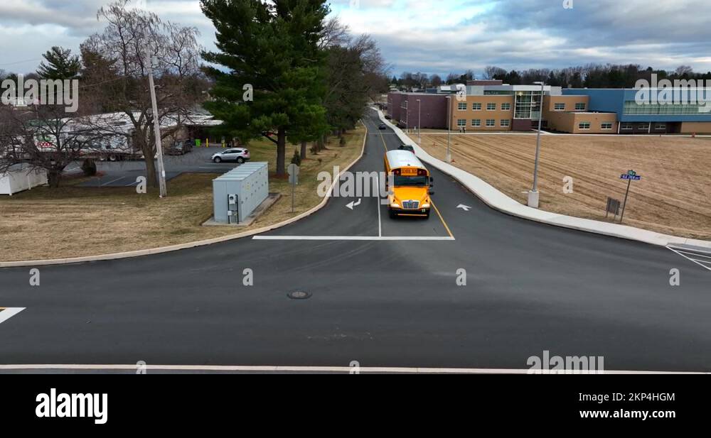 Public school children bus Stock Videos & Footage - HD and 4K Video ...