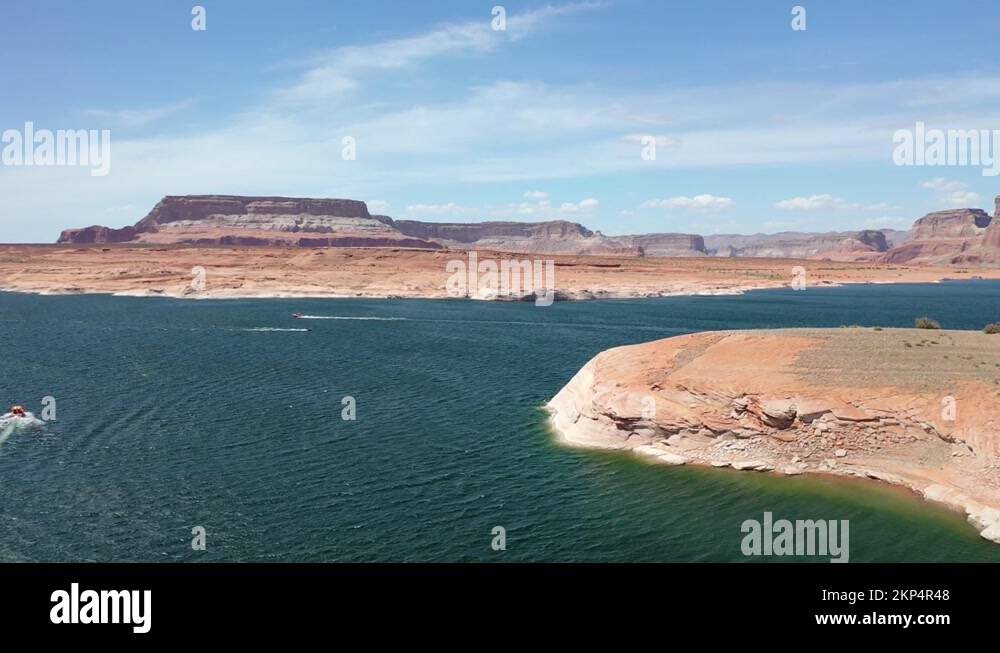 Lake powell man made reservoir colorado river Stock Videos & Footage ...