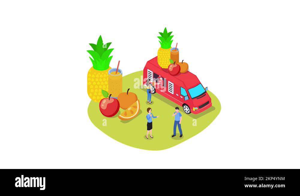 Fruit juice van Stock Videos & Footage - HD and 4K Video Clips - Alamy