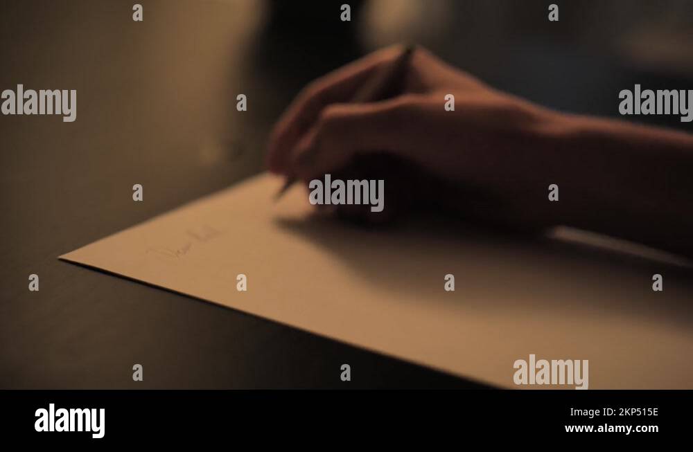 Writing letter hand Stock Videos & Footage - HD and 4K Video Clips - Alamy
