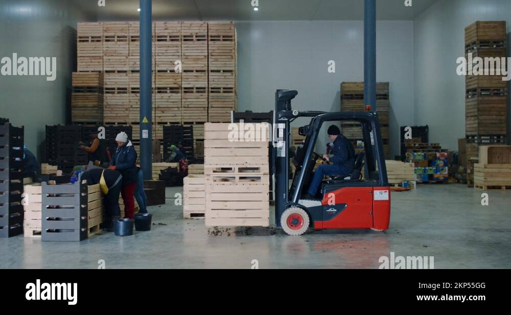 Cold storage warehouse forklift Stock Videos & Footage - HD and 4K ...