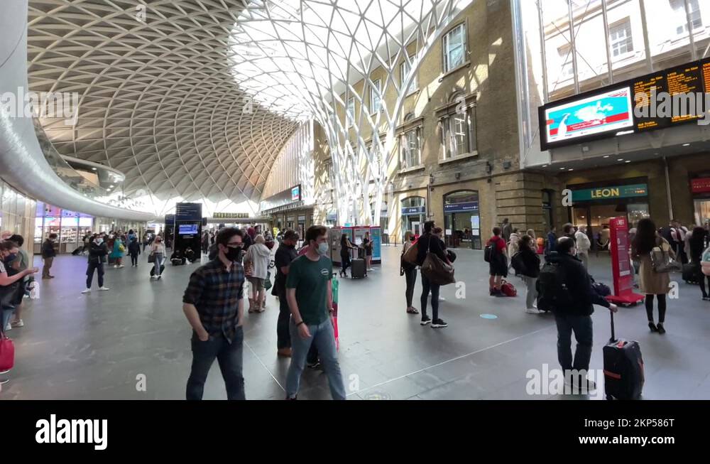 King’s Cross Station, London, UK is a major rail hub, with national ...