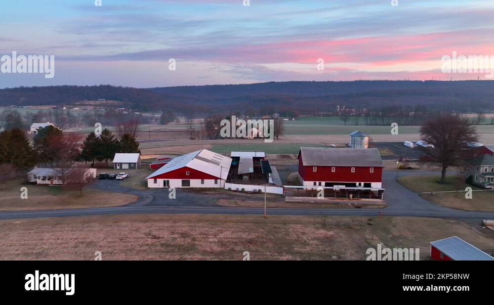 Rural scene with farm buildings Stock Videos & Footage - HD and 4K ...