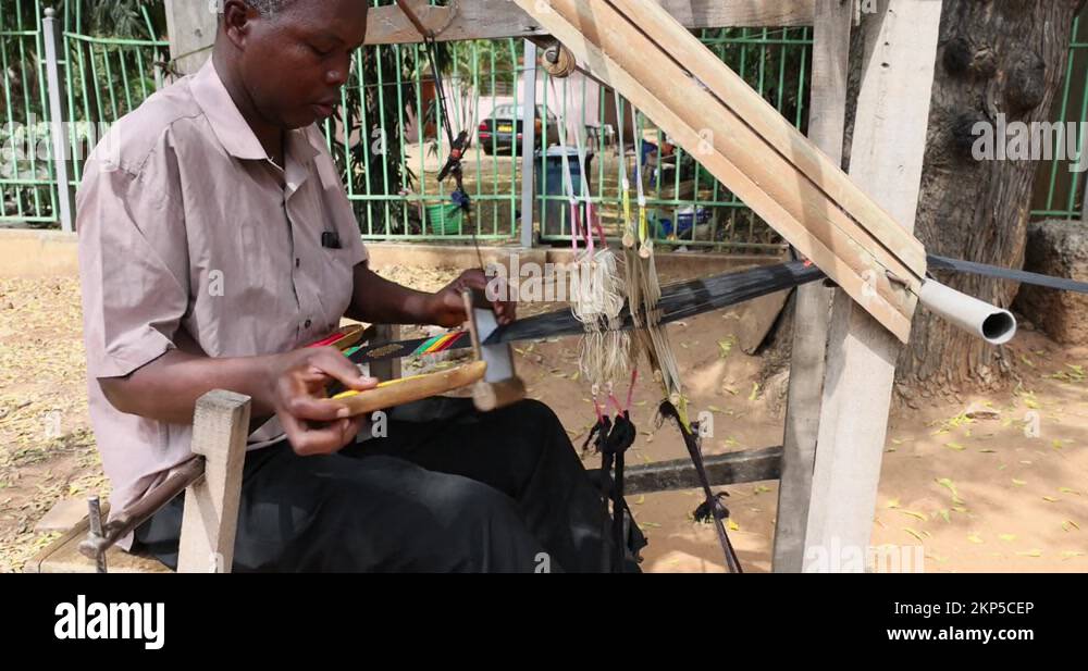 African weaving loom Stock Videos & Footage - HD and 4K Video Clips - Alamy