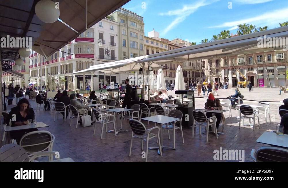 Restaurant area on the square Stock Videos & Footage - HD and 4K Video ...