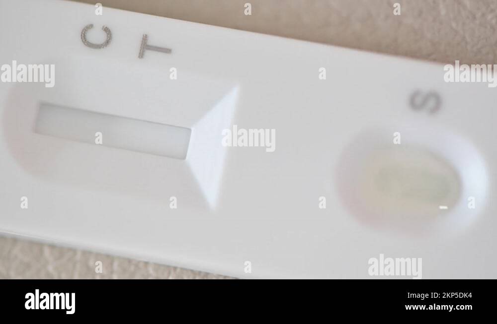 4K Rapid antigen test kit with negative result during swab covid-19 ...