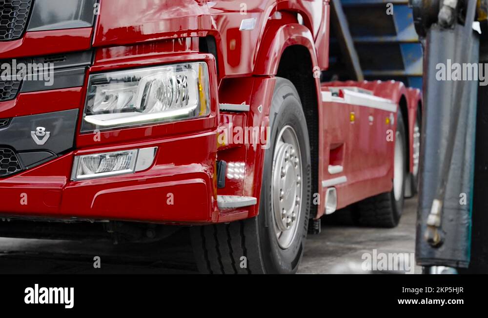 Red scania truck Stock Videos & Footage - HD and 4K Video Clips - Alamy