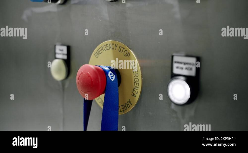 E stop button Stock Videos & Footage - HD and 4K Video Clips - Alamy