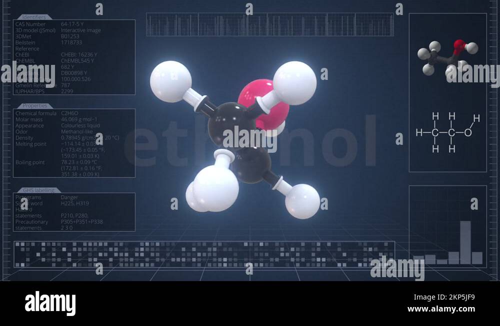 Molecule Ethanol 3d Stock Videos And Footage Hd And 4k Video Clips Alamy