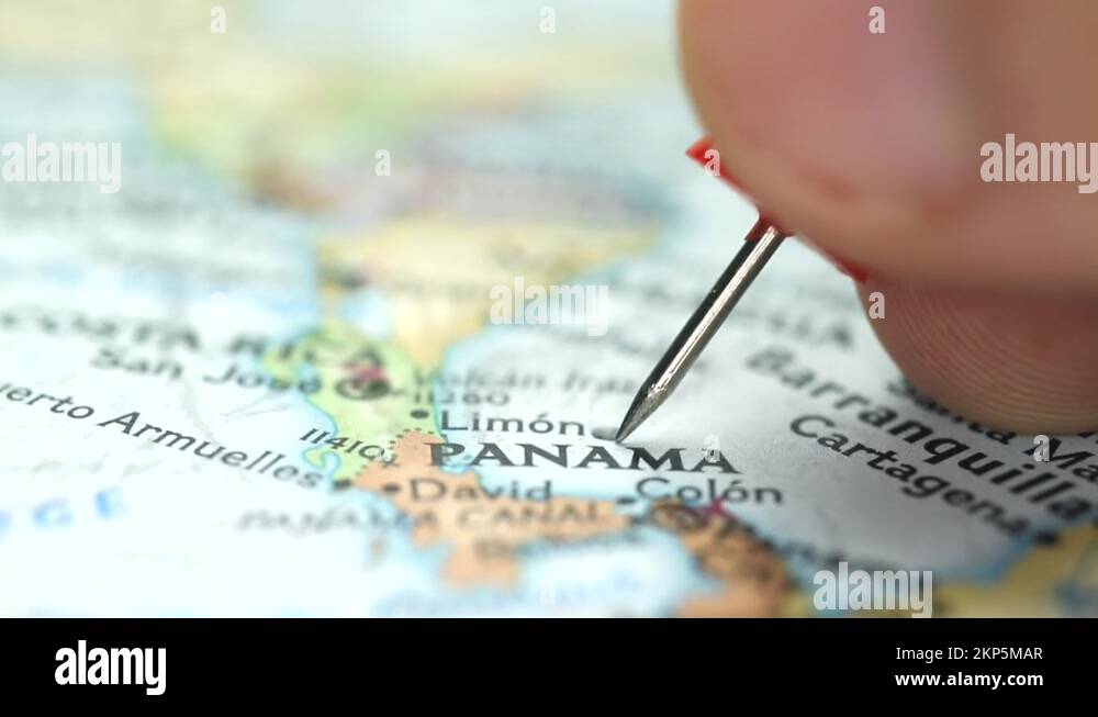 panama location on a map