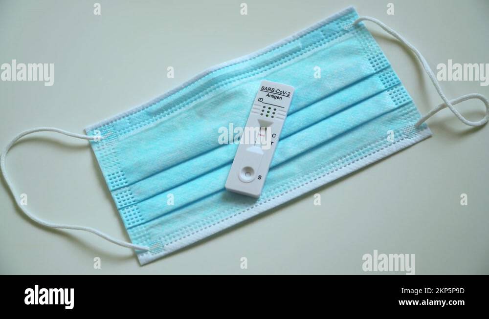 Rapid sars cov 2 antigen test cassette with positive test result Stock ...