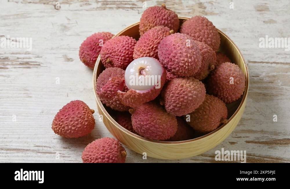 Ripe fresh lychee fruit Stock Videos & Footage - HD and 4K Video Clips ...