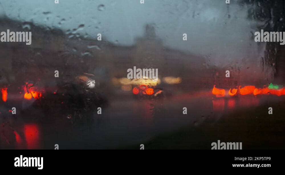 Rain blurred traffic lights Stock Videos & Footage - HD and 4K Video ...