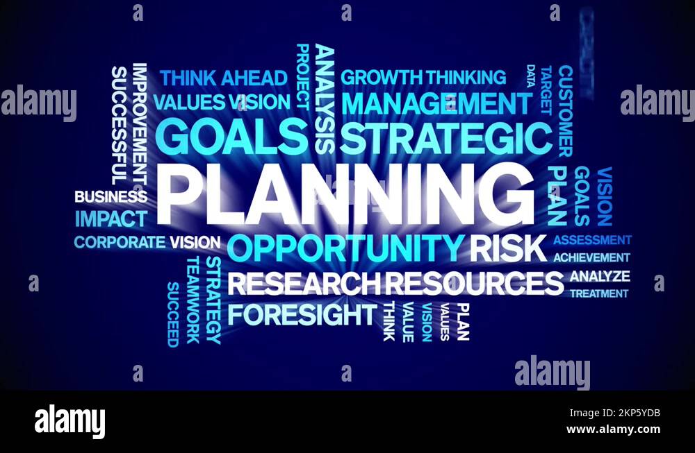 Planning animated word cloud,animation kinetic typography text seamless ...