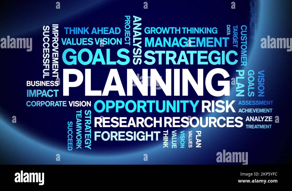 Planning animated word cloud,animation kinetic typography text seamless ...