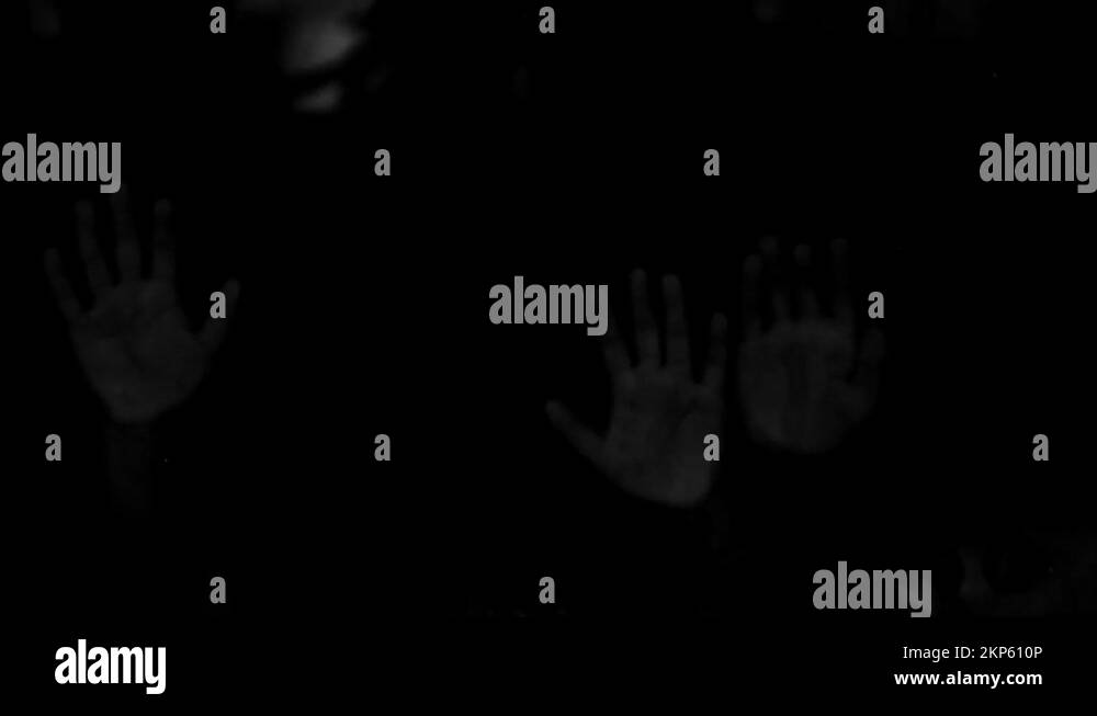 Scary zombie hands. hands video for gruesome scenes. Hands moving on ...