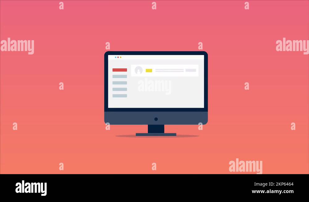 Computer desktop showing mail Stock Videos & Footage - HD and 4K Video ...