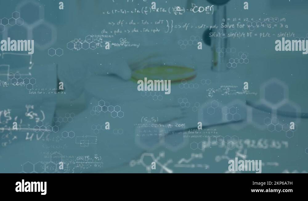 Animation mathematical equations over female Stock Videos & Footage ...