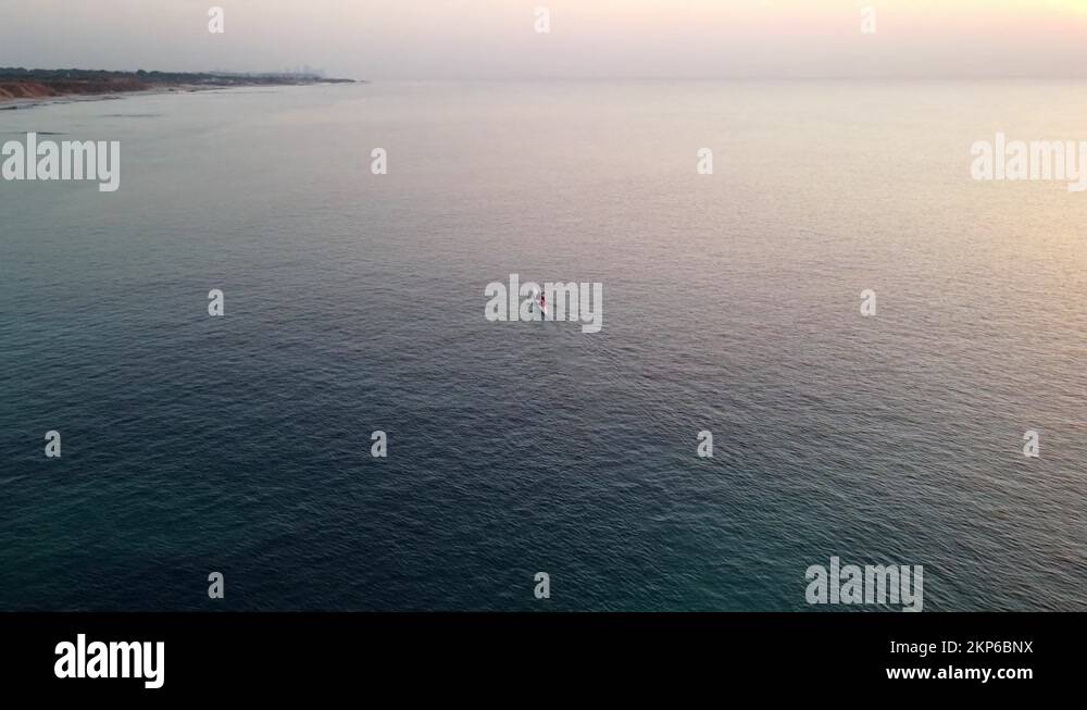 Aerial view of the most beautiful coast of Israel, Dor Beach Israel ...
