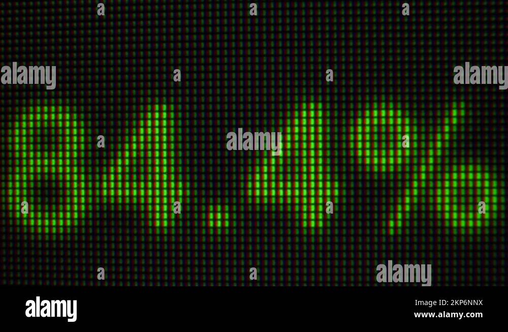 Pixelated green loading indicator with percentage Stock Video Footage ...