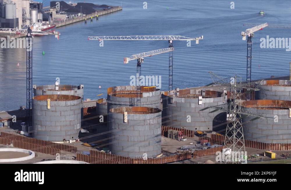 View port construction cranes Stock Videos & Footage - HD and 4K Video ...