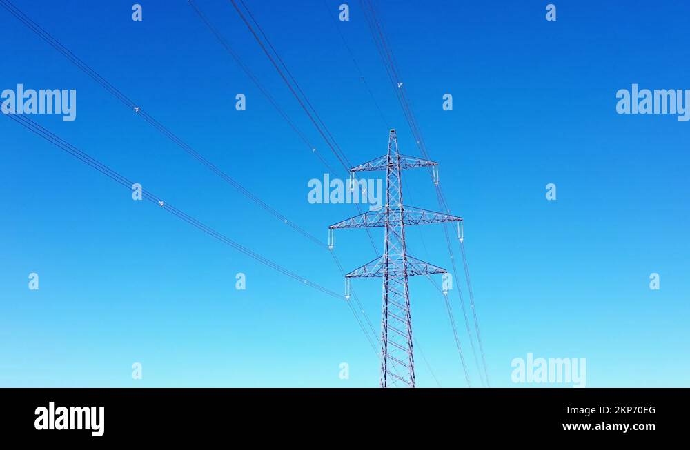 Pylon powerline Stock Videos & Footage - HD and 4K Video Clips - Alamy
