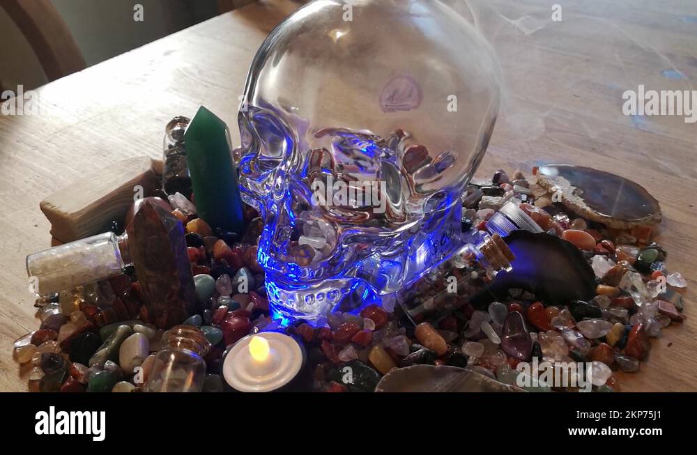Skull with crystals Stock Videos & Footage - HD and 4K Video Clips - Alamy