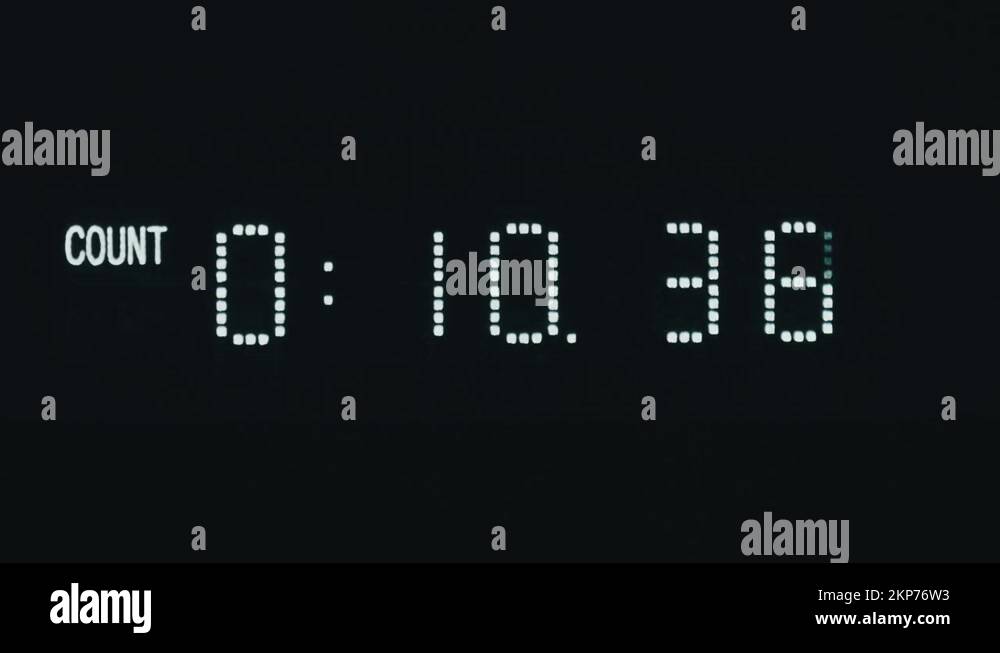 Fast Forward Counter on VCR Timecode, VHS player, Retro Led Indicator ...