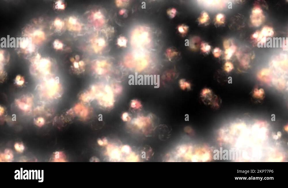 Cosmic fire energy explosion effect animation Stock Video Footage - Alamy