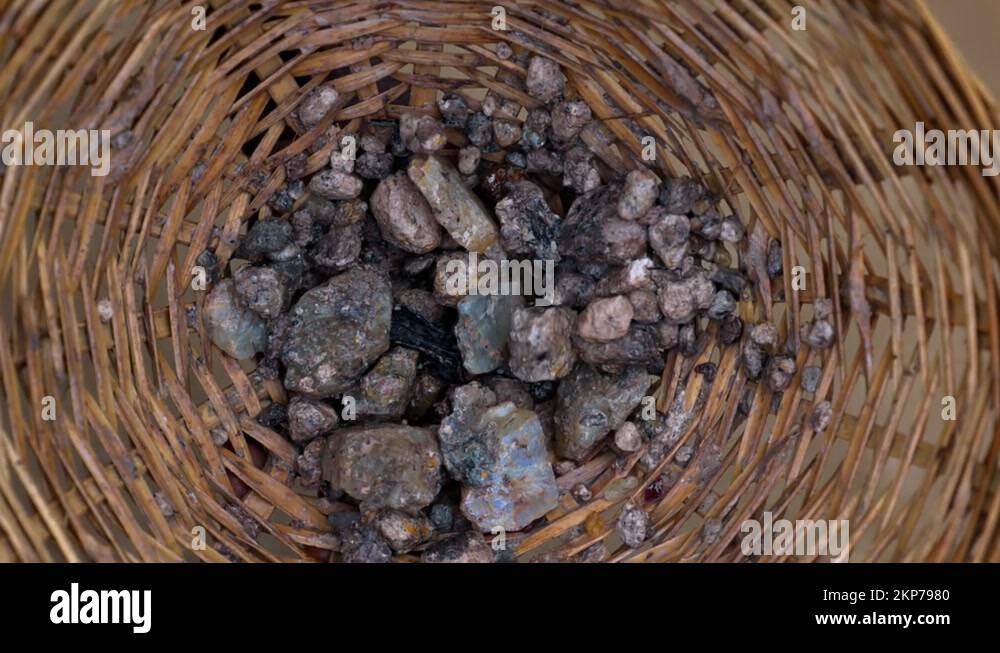 Moonstone mining in sri lanka. Jewelry basket. The traditional process ...