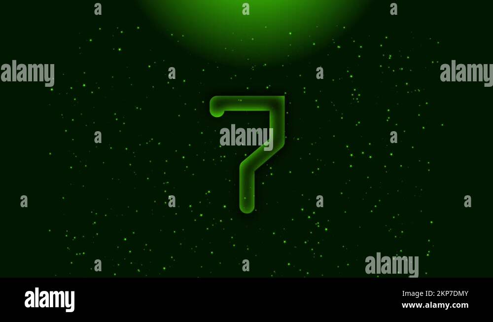 Countdown leader clock with stars animation Stock Video Footage - Alamy