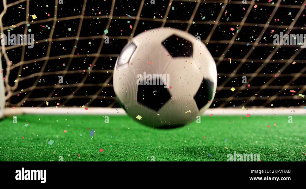 Soccer ball soccer stadium confetti Stock Videos & Footage - HD and 4K ...