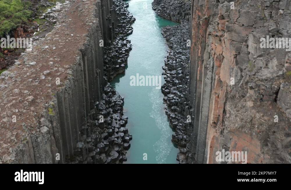 Studlagil canyon columns Stock Videos & Footage - HD and 4K Video Clips ...