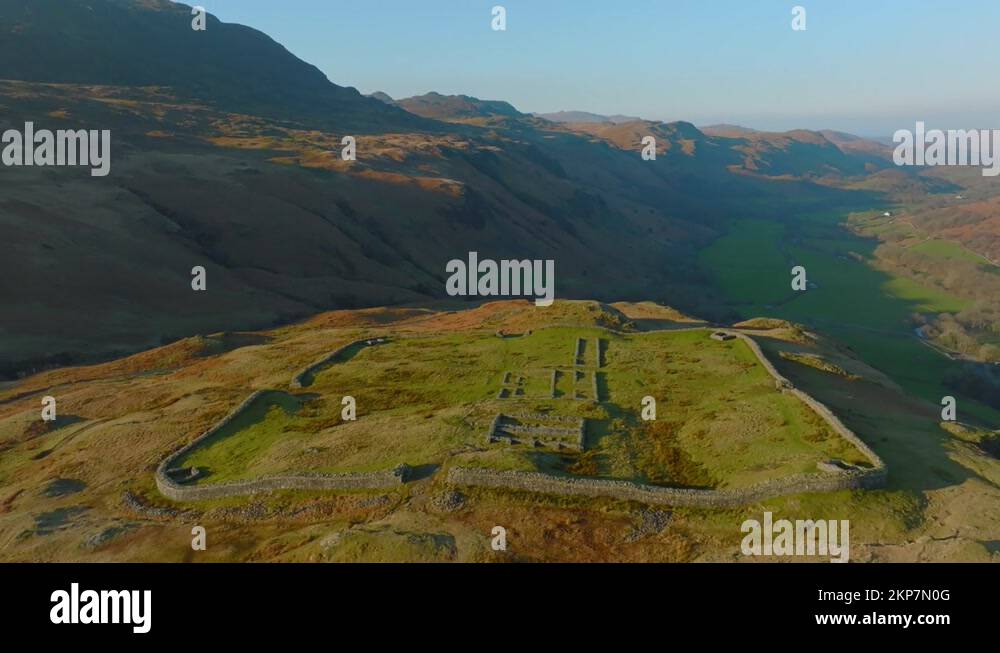 Lake district hardknott roman fort Stock Videos & Footage - HD and 4K ...