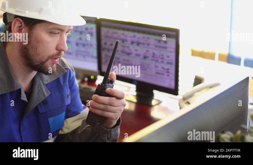 A service uniform for a radio operator Stock Videos & Footage - HD and ...