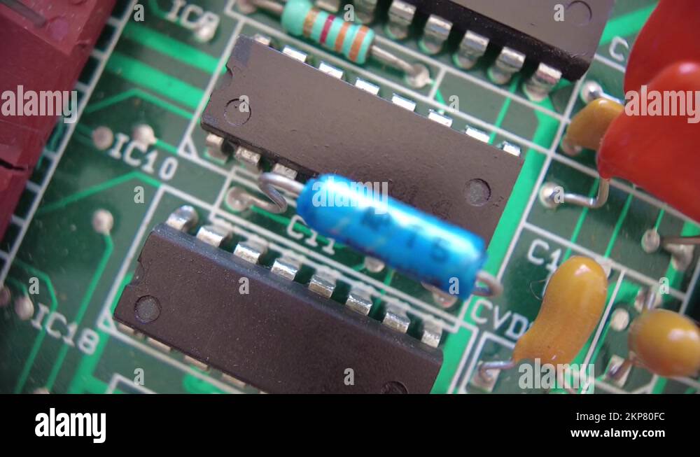 Integrated micro electronics component Stock Videos & Footage - HD and ...