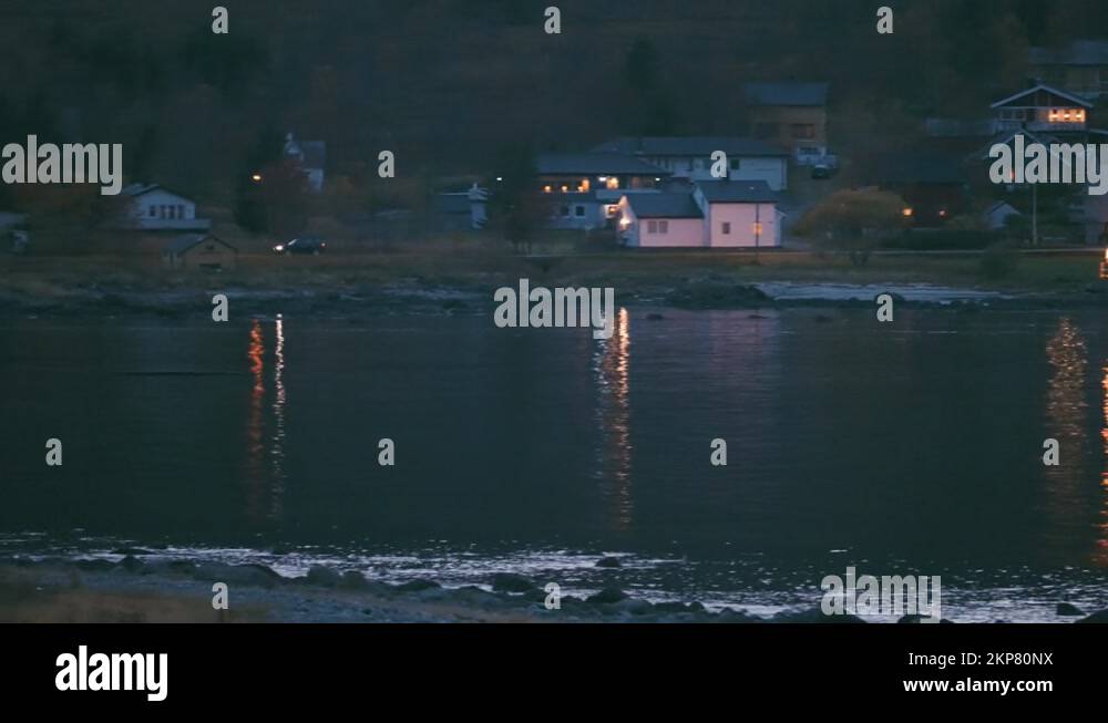 Evening view of coastal village Stock Videos & Footage - HD and 4K ...