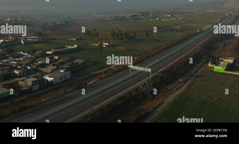 Moro City Sindh,Pakistan video of cars roads in Karachi ,taken by drone ...