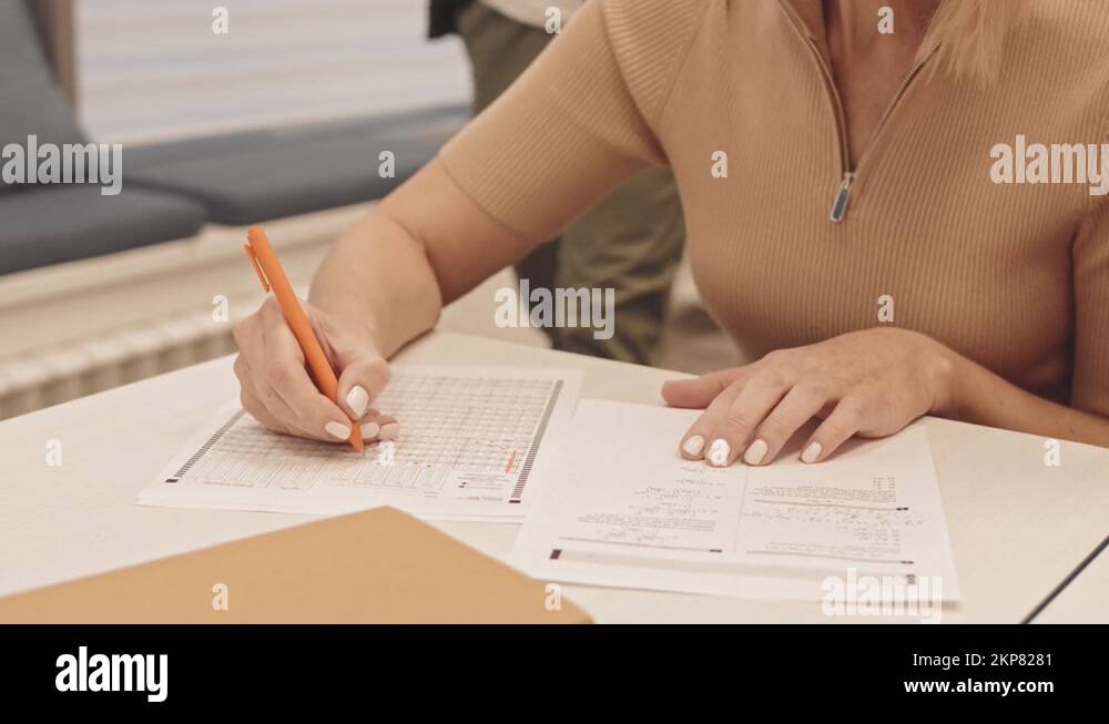 Adult taking test Stock Videos & Footage - HD and 4K Video Clips - Alamy
