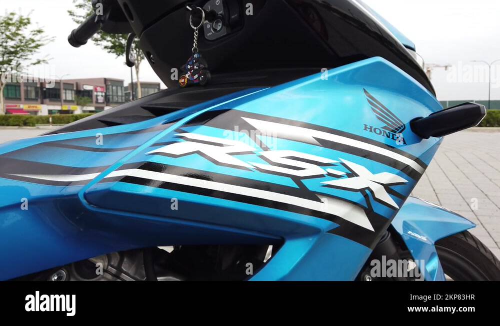 Kuala Lumpur, March 12, 2022 - a stunning display of the Honda RS X 150 ...
