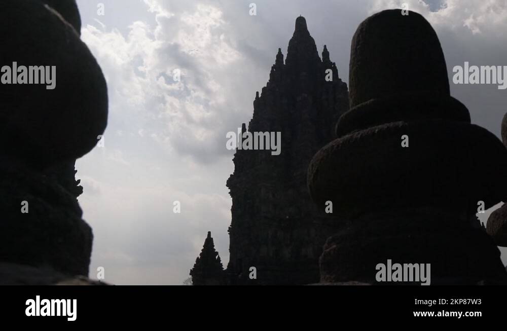 Prambanan Hindu temple, Java, Indonesia Stock Video Footage - Alamy
