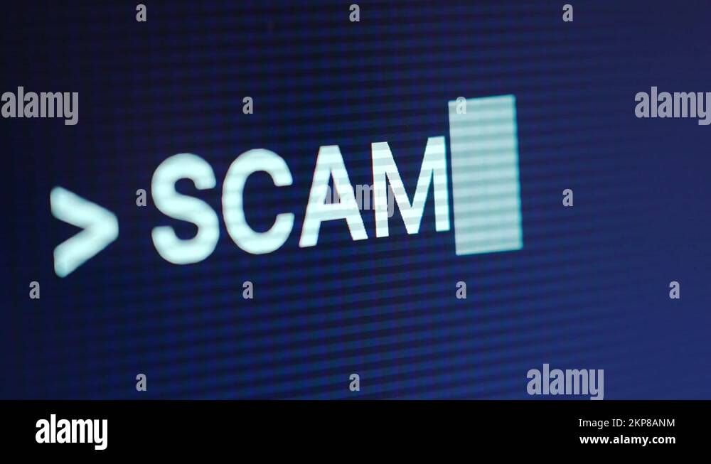 Typing Scam Into Terminal Prompt Stock Video Footage - Alamy