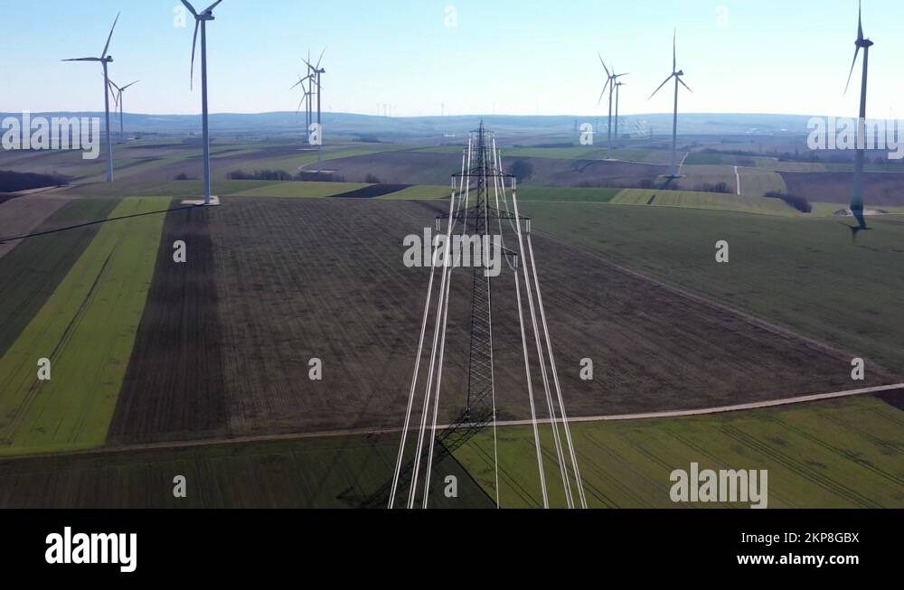 Overhead power line transmission tower Stock Videos & Footage - HD and ...