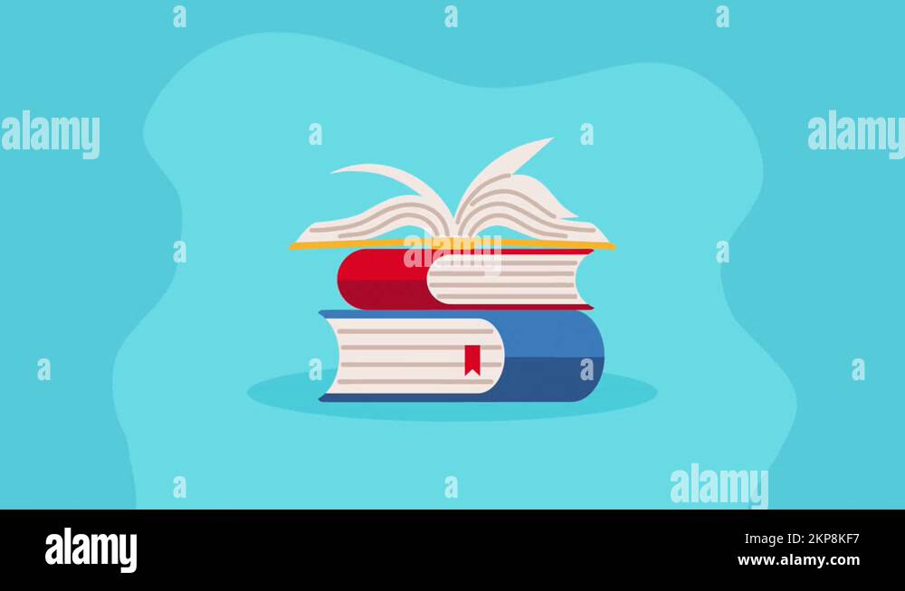 Pile of school books Stock Videos & Footage - HD and 4K Video Clips - Alamy