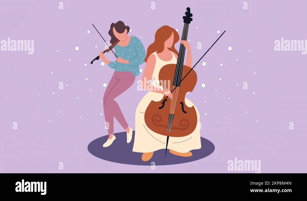 Young girls playing instruments Stock Videos & Footage - HD and 4K ...