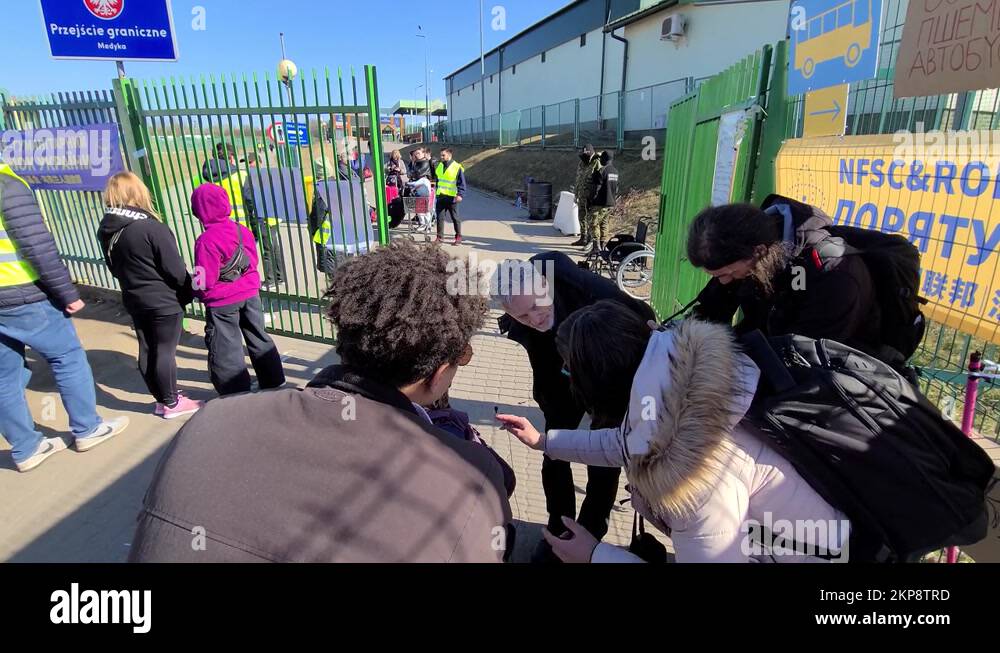 Ukraine border crossing fence Stock Videos & Footage - HD and 4K Video ...