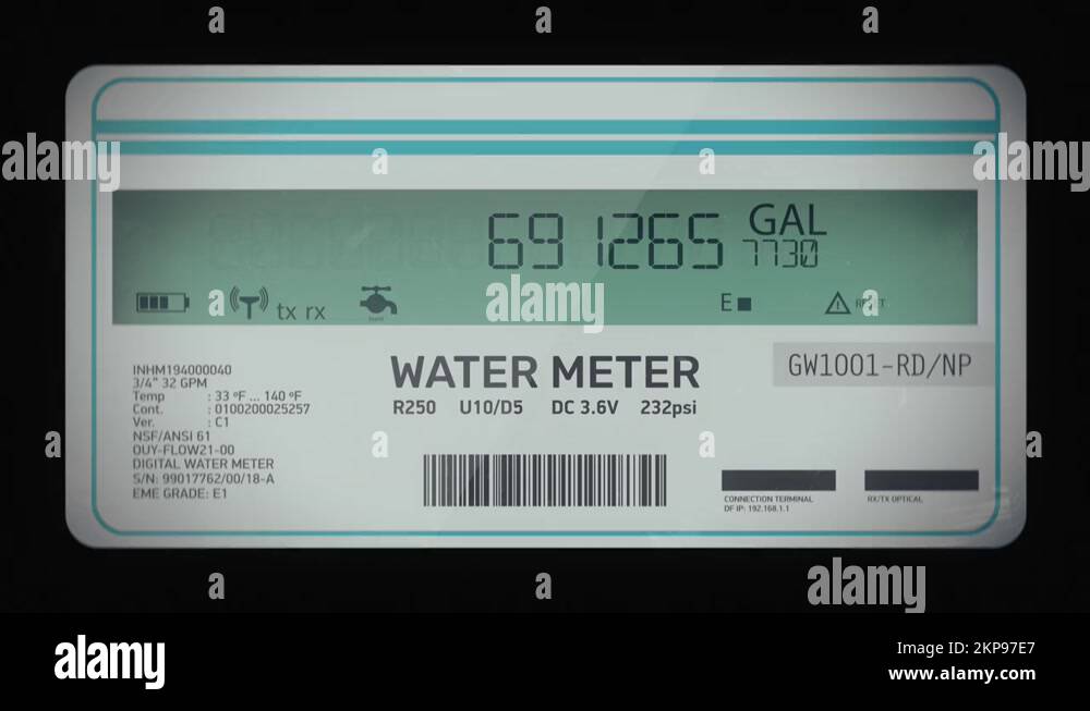 Utility water meter Stock Videos & Footage - HD and 4K Video Clips - Alamy