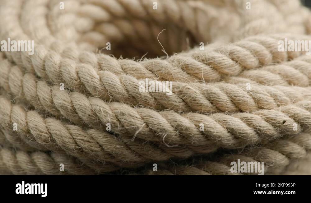 spinning looped rotating background of coiled rope Stock Video Footage ...