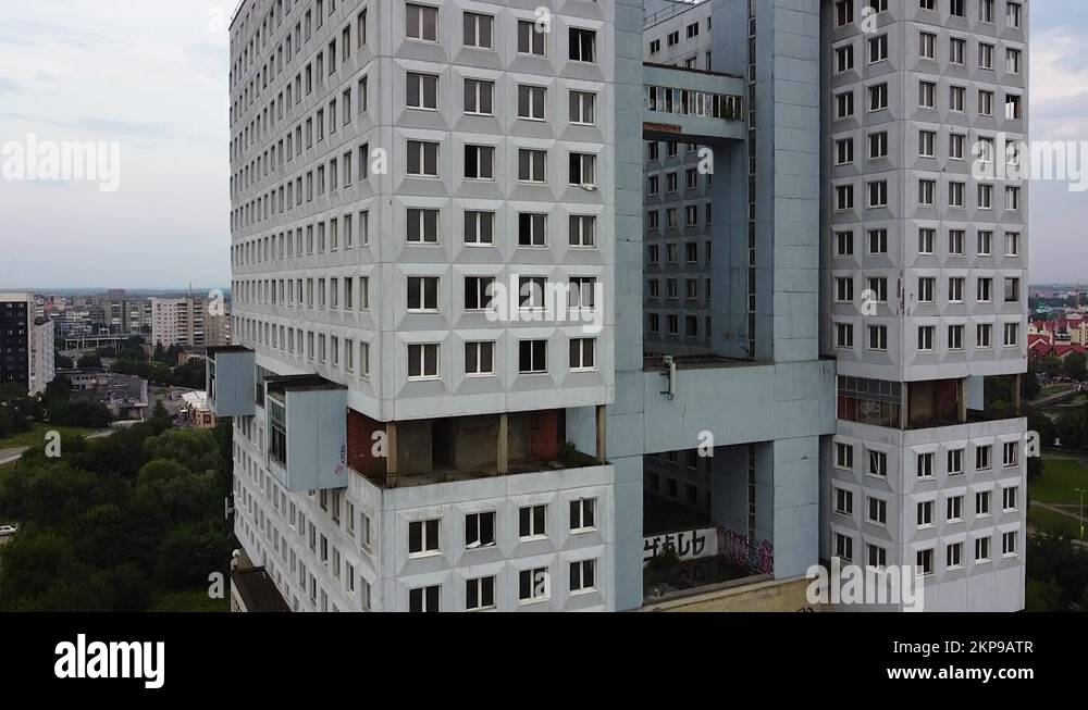 The famous monument of Soviet architecture - the House of Soviets Stock ...